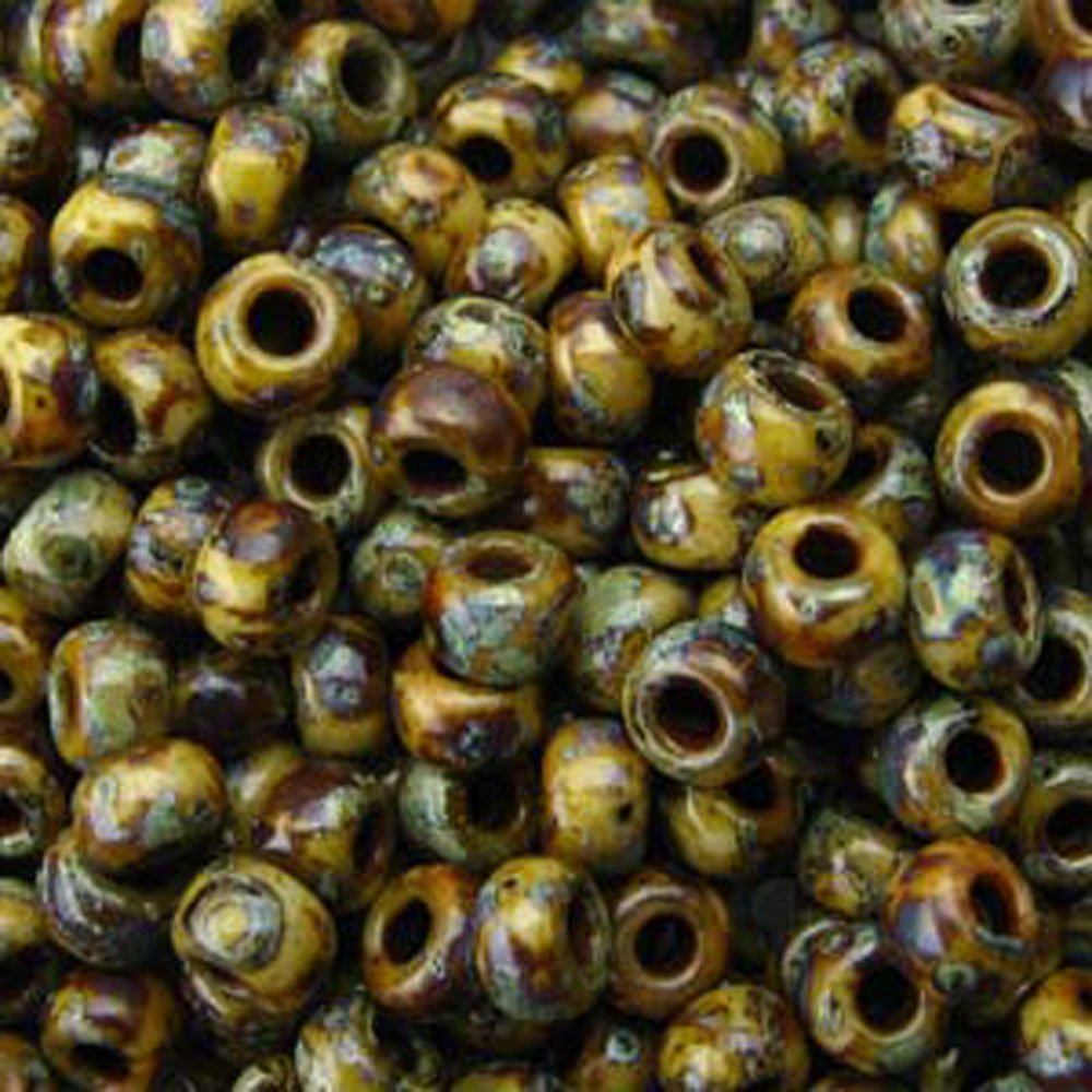 Amazon.com: Picasso Brown Tan Matte 20 Grams Miyuki 6/0 Glass Seed Bead ...