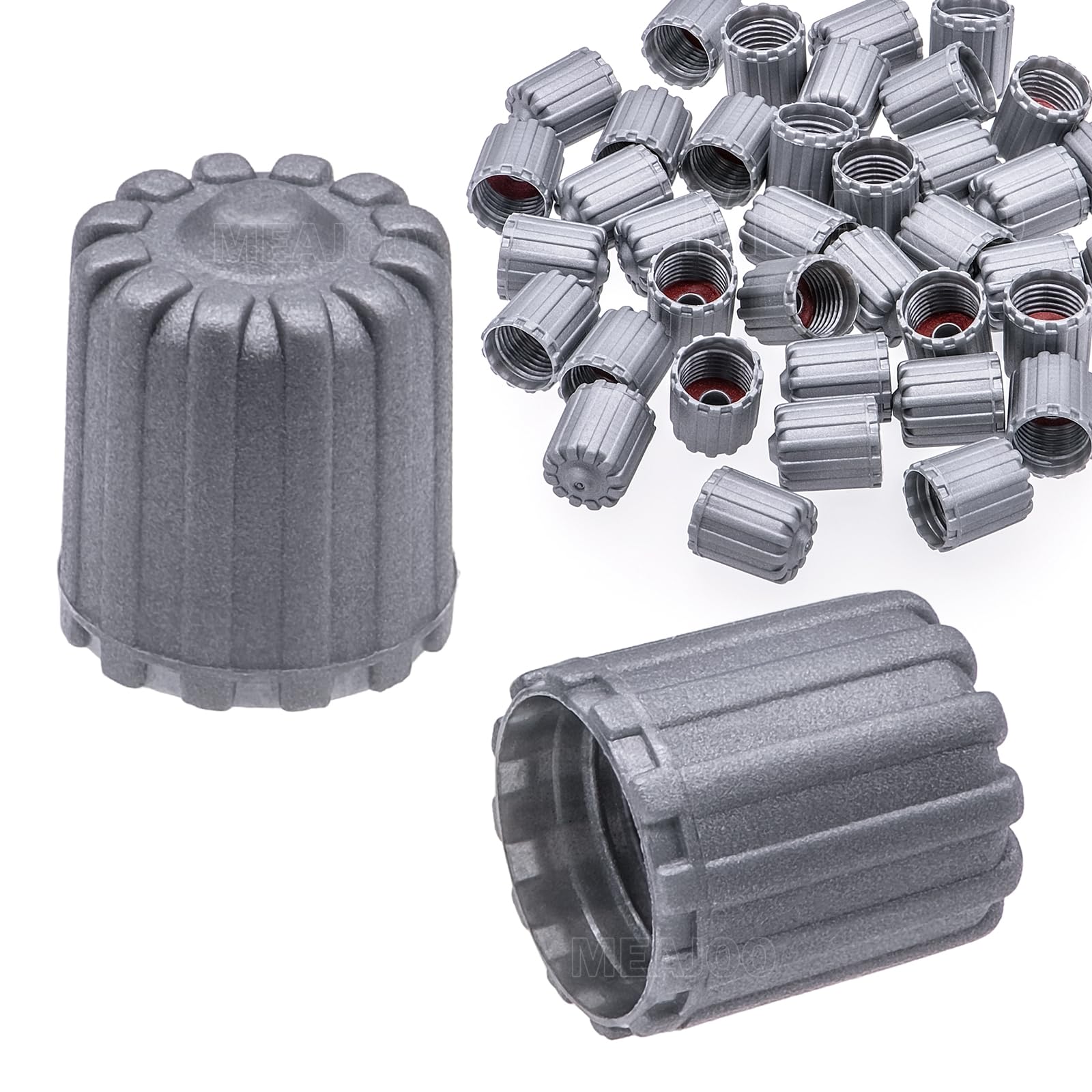 Rear Car & Truck Tire Valve Stems & Caps Chrome TPMS Valve Stem Caps ...