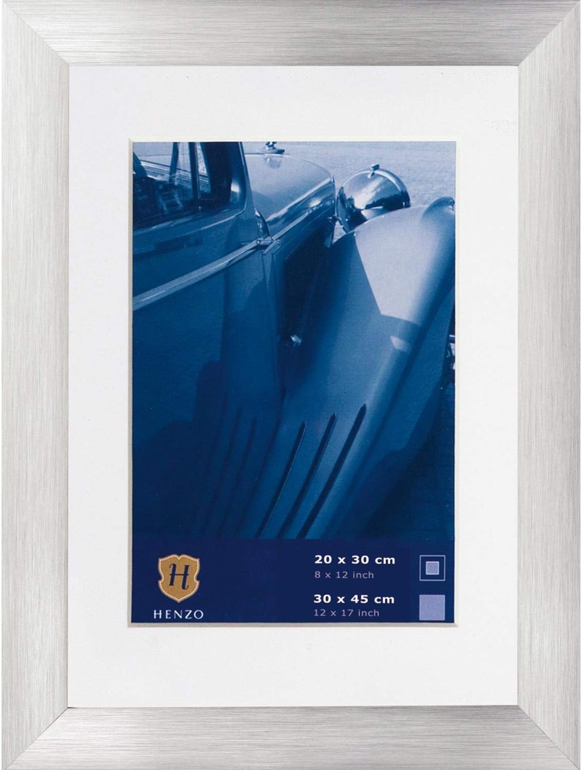 Amazon.de: Henzo Luzern 30x45 Frame Silber Bilderrahmen, Aluminium ...