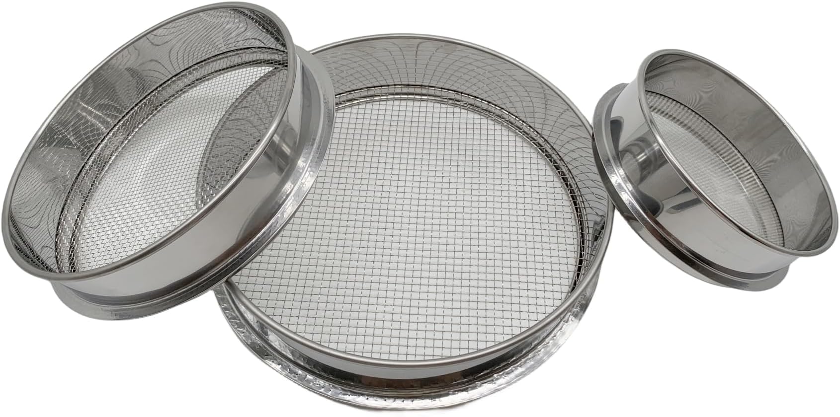 Amazon.com : Soil Sieve Sifter Set Stainless Steel,Garden Sieve Set ...