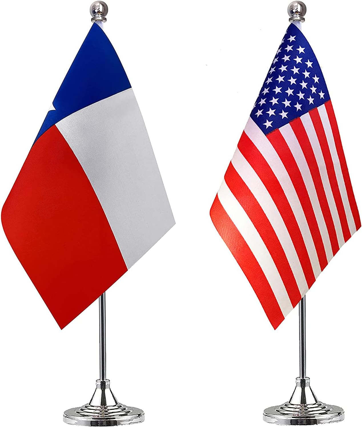 Amazon.com: ZXvZYT 2 Pack American US Texas flag USA Texas State table ...