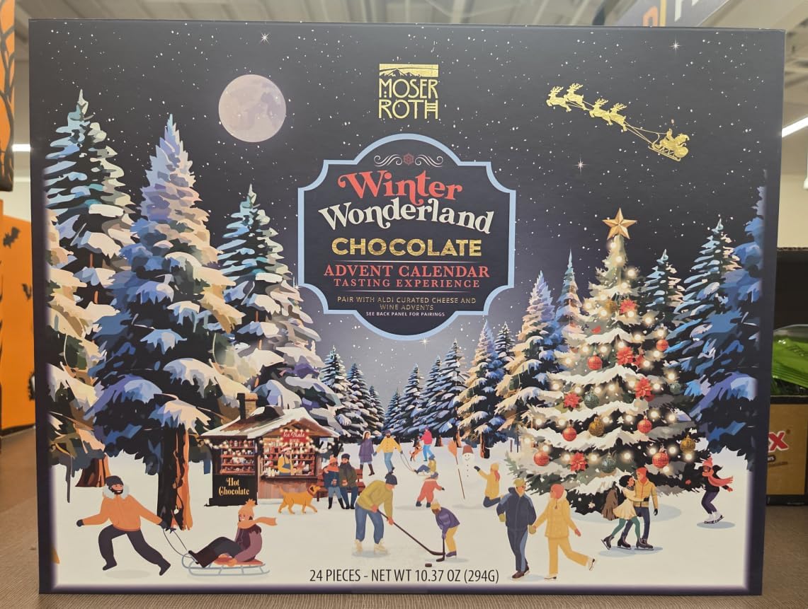 Amazon.com: Moser Roth Belgian Luxury Chocolate Advent Calendar 10.76oz ...