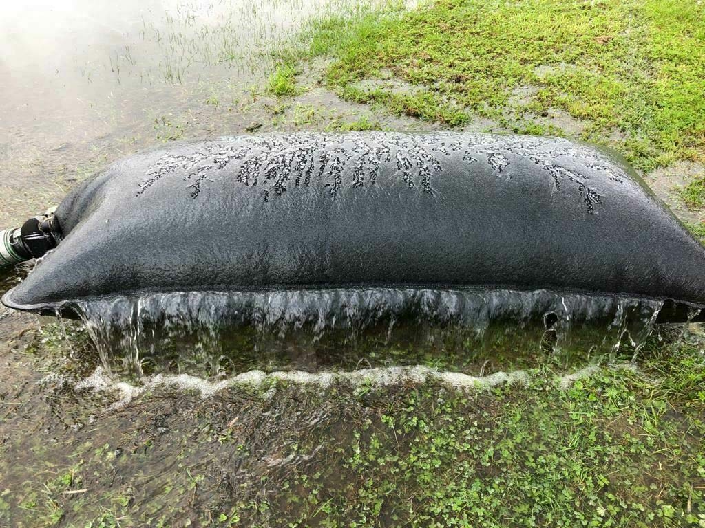 1m x 0.5m 90 Micron 400gsm Non-Woven Silt Sock/Silt Bag/Dewatering Tube ...