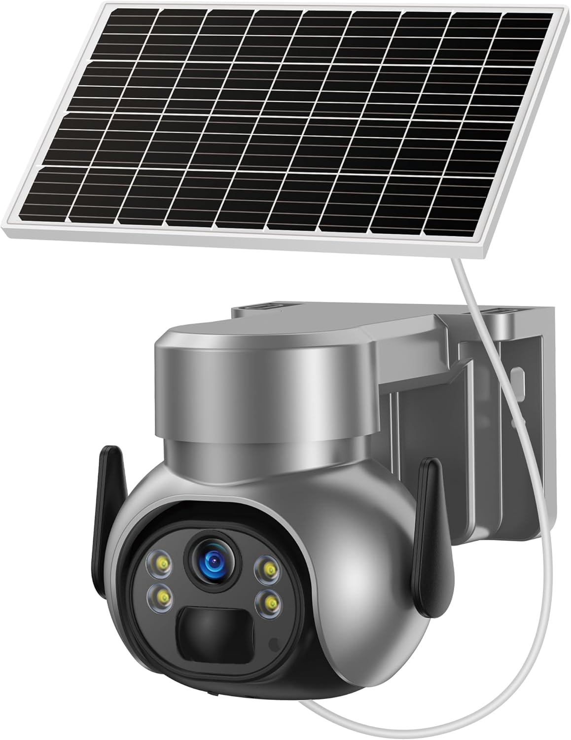Amazon.com : Funxwe Solar Panel Power Battery Powered Wireless Camera ...