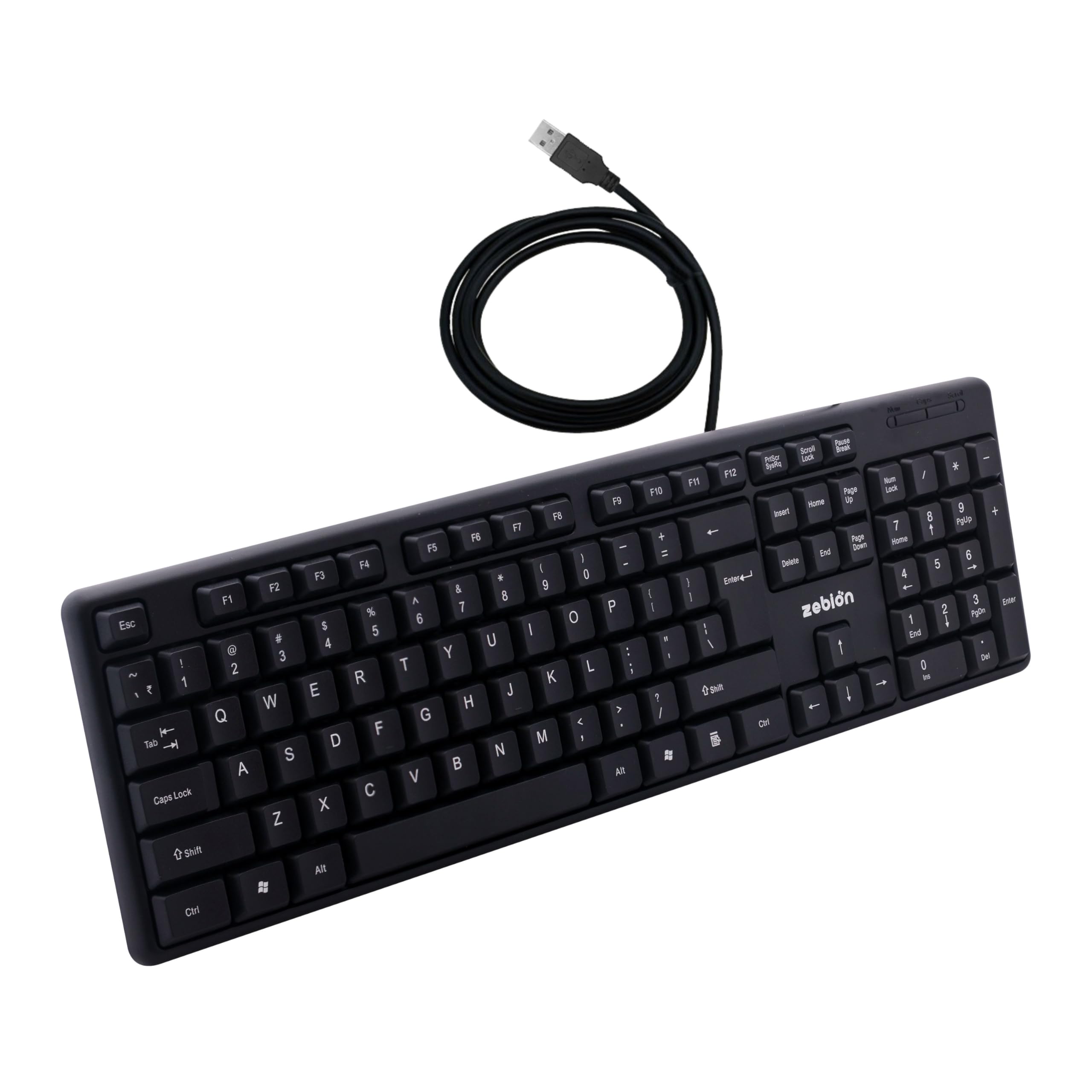 Amazon.in: Buy Zebion K500 USB Keyboard, Rugged Heavy-Duty Body, Tested ...