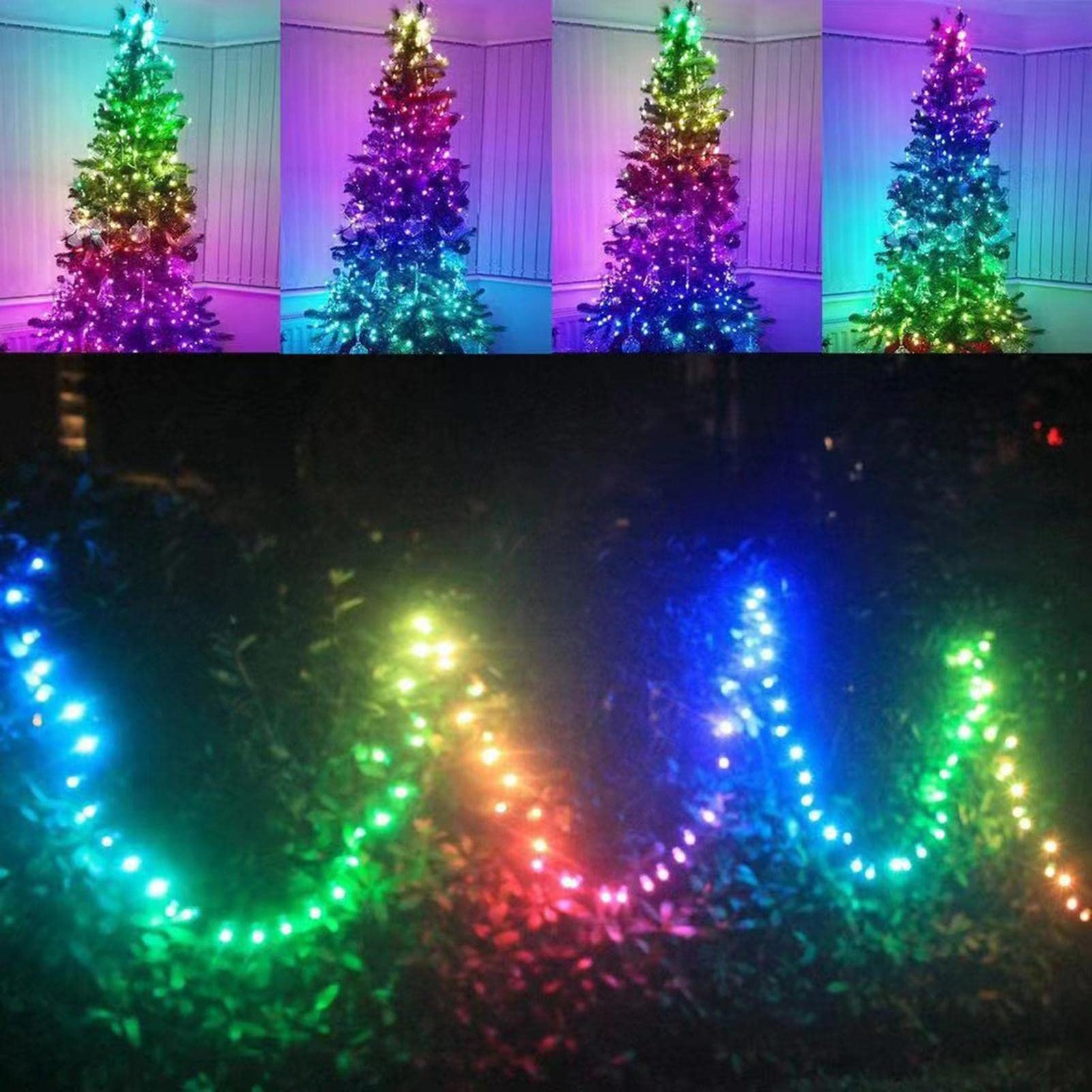 Color Changing Remote Controlled Christmas Lights Single Pack * Solar