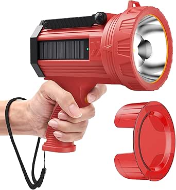 BUYSIGHT Rechargeable Spotlight Flashlight, 180000 lumens 601 Yards ...