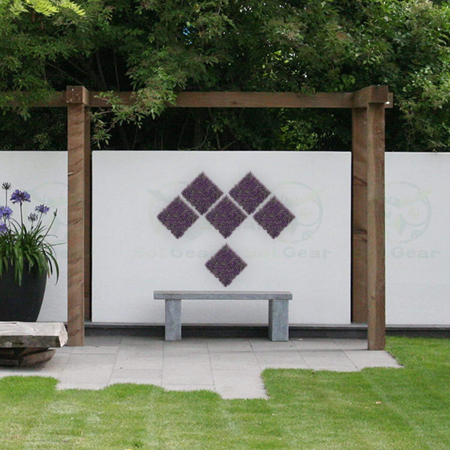 Snapklik.com : 12 Packs 20"x20" Artificial Peanut Leaves Panels ...