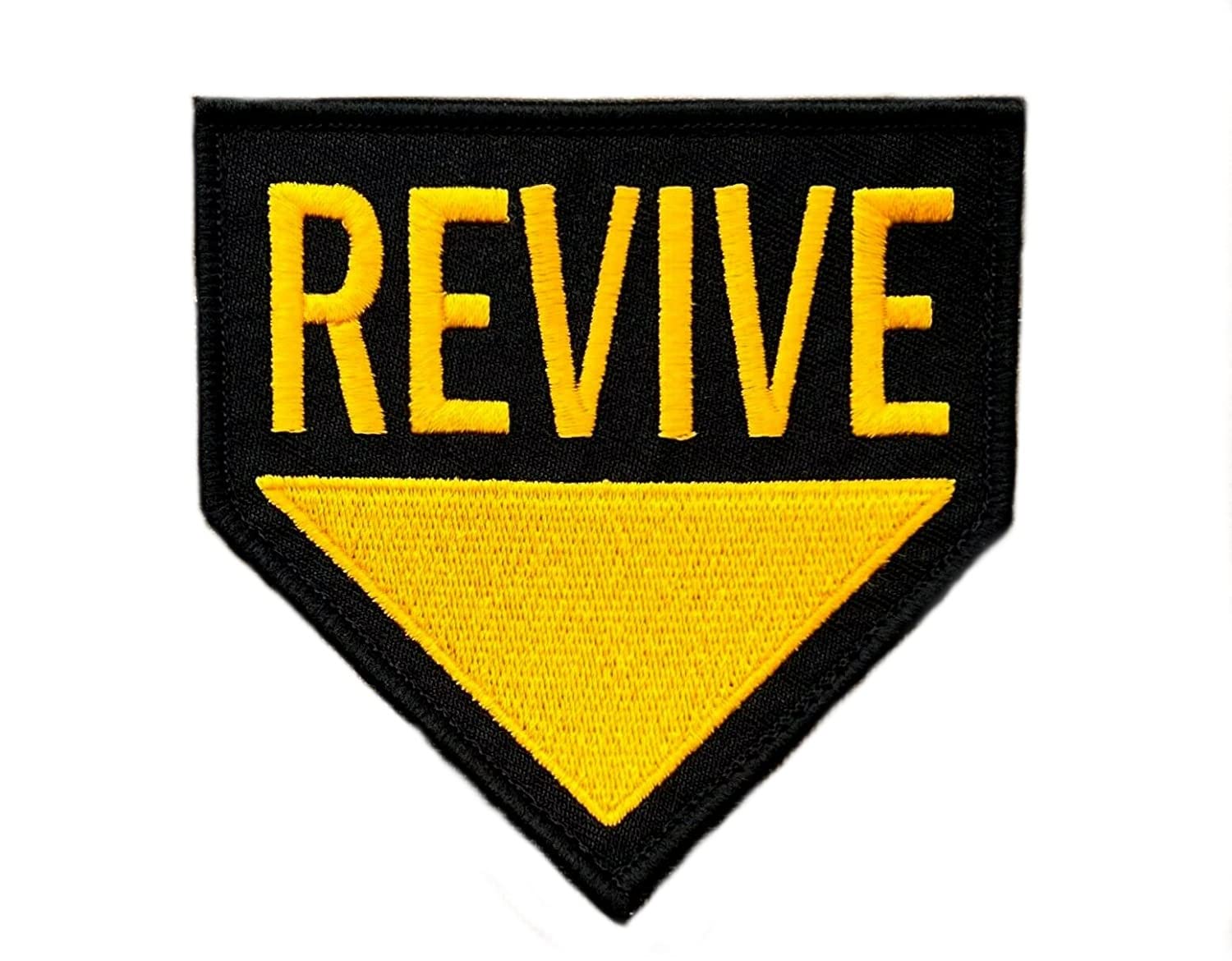 Revive Me! Patch (3.5 Inch) Hook & Loop Velkro Badge Army SpecOps Black ...
