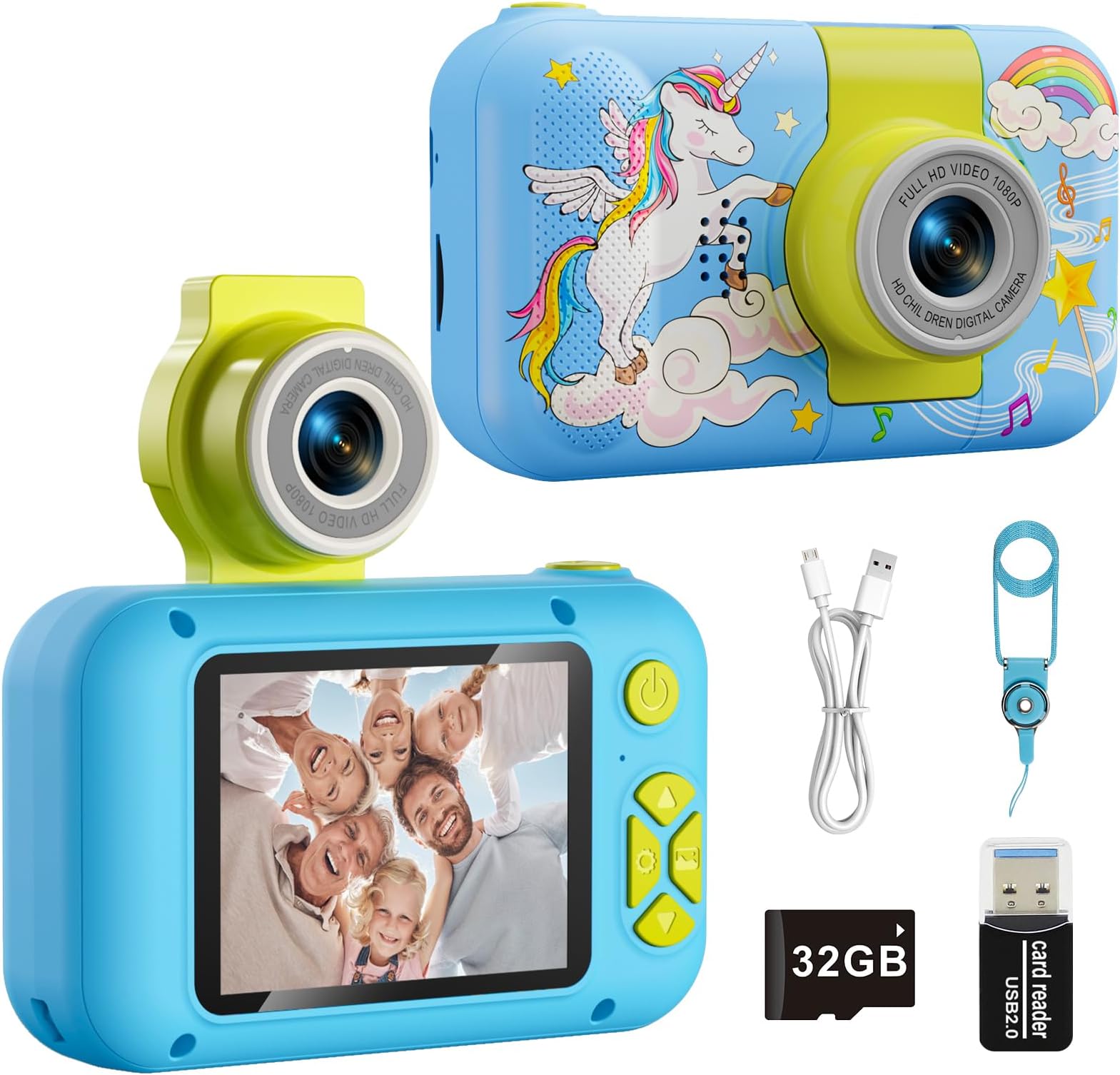 Amazon.com: Kid Camera,ARNSSIEN Camera for Kid,2.4in IPS Screen Digital ...