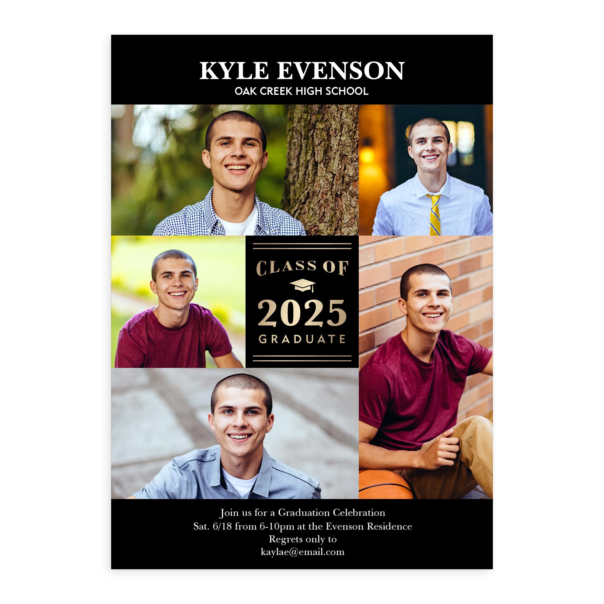 Amazon.com : Let's Make Memories Personalized Graduation Announcements Class of 2025 - Premium ...