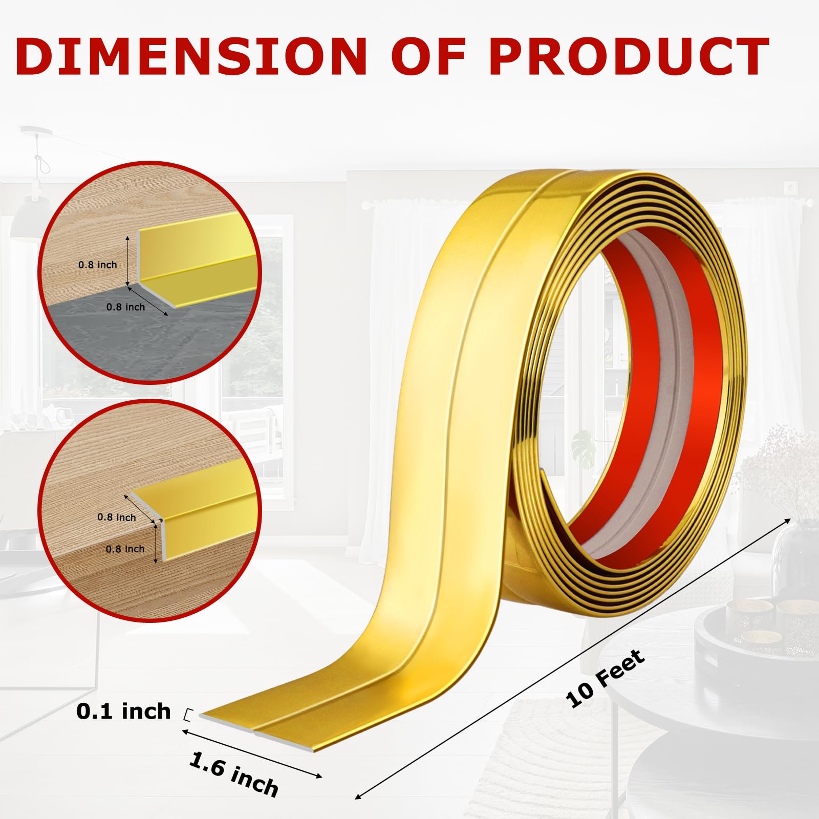 Snapklik.com : Flexible Wall Corner Protector Moulding Trim Peel And ...