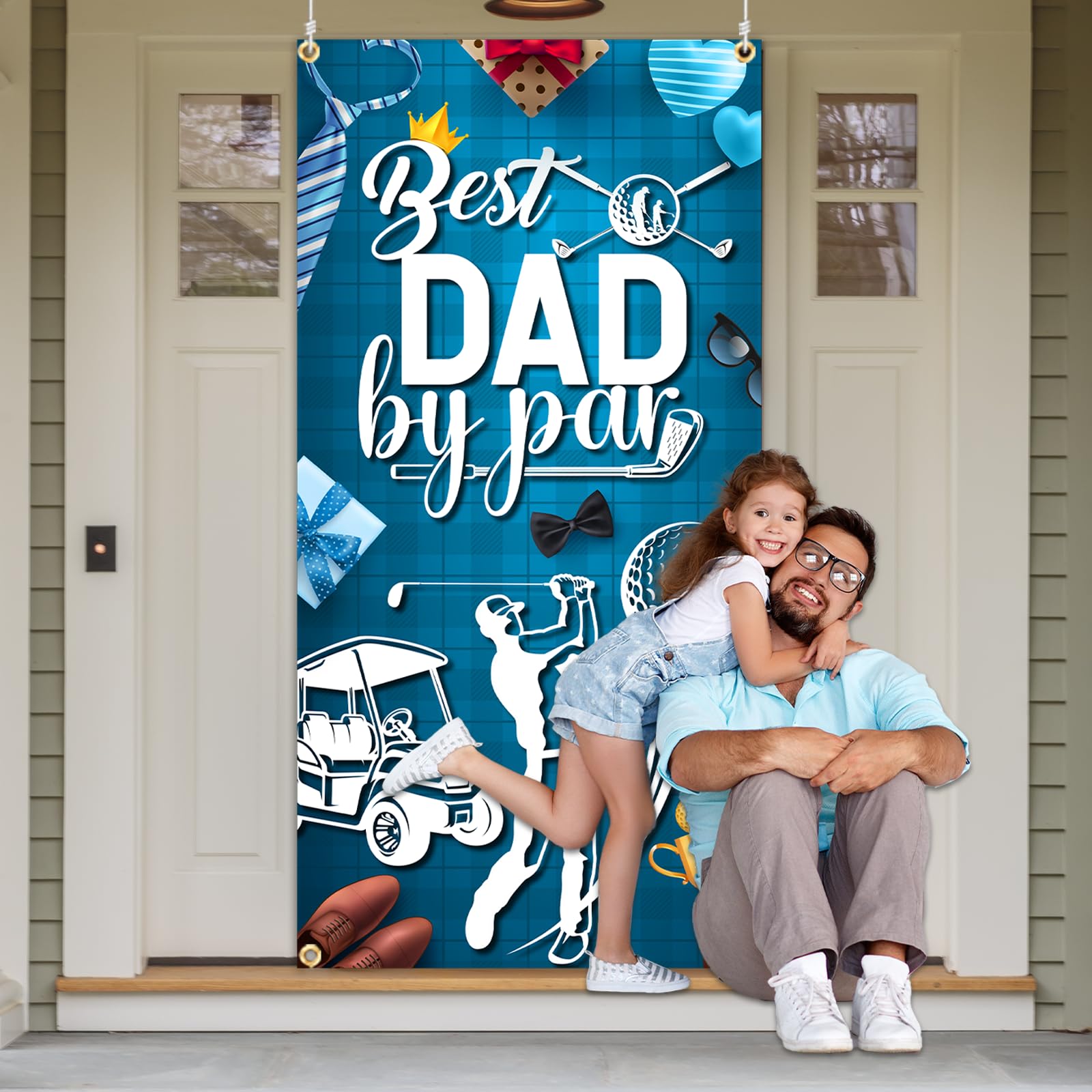 Snapklik.com : Happy Father Day Decoration Large Blue Fathers Day Door ...