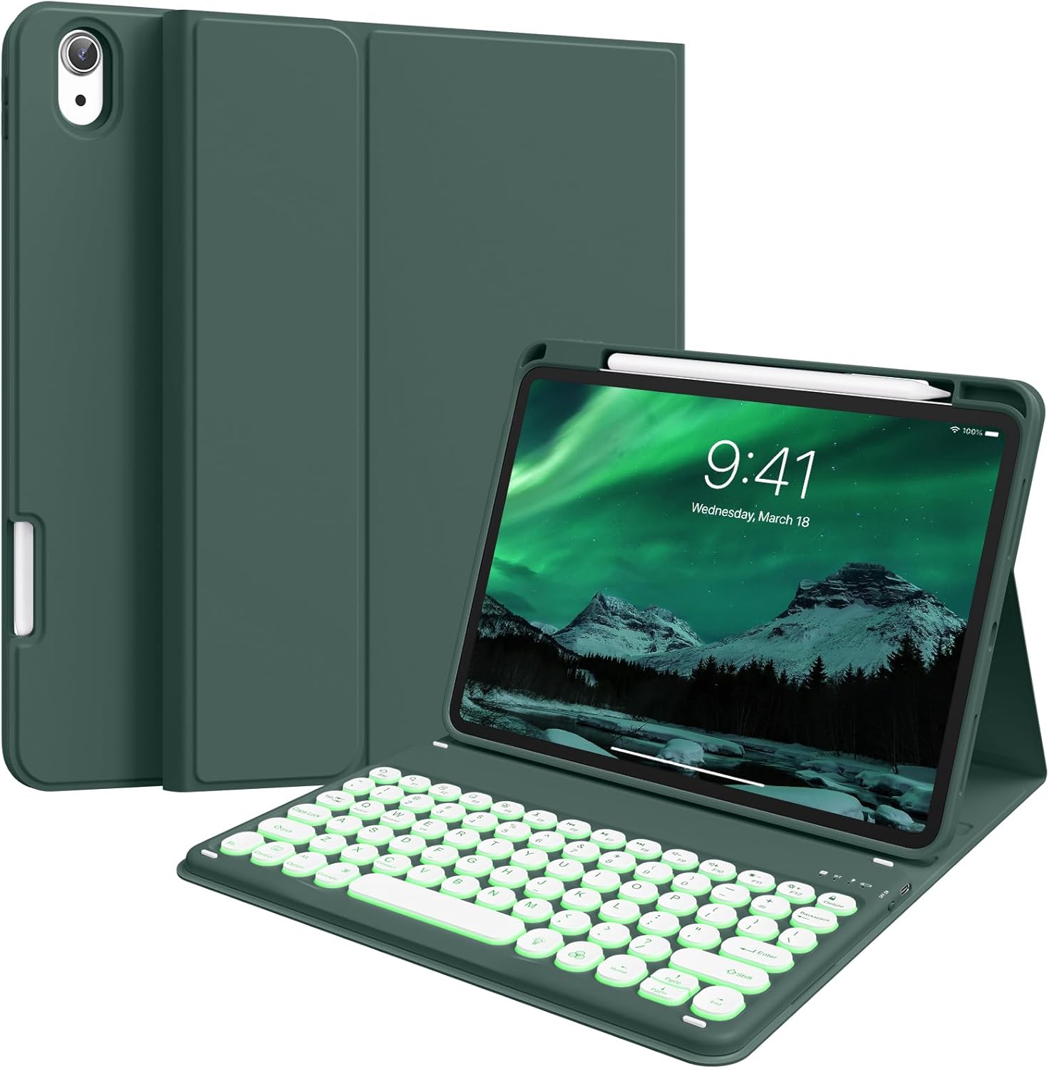 Amazon.com: aoub Keyboard Case for iPad (A16) 11th 10th Generation 11 ...