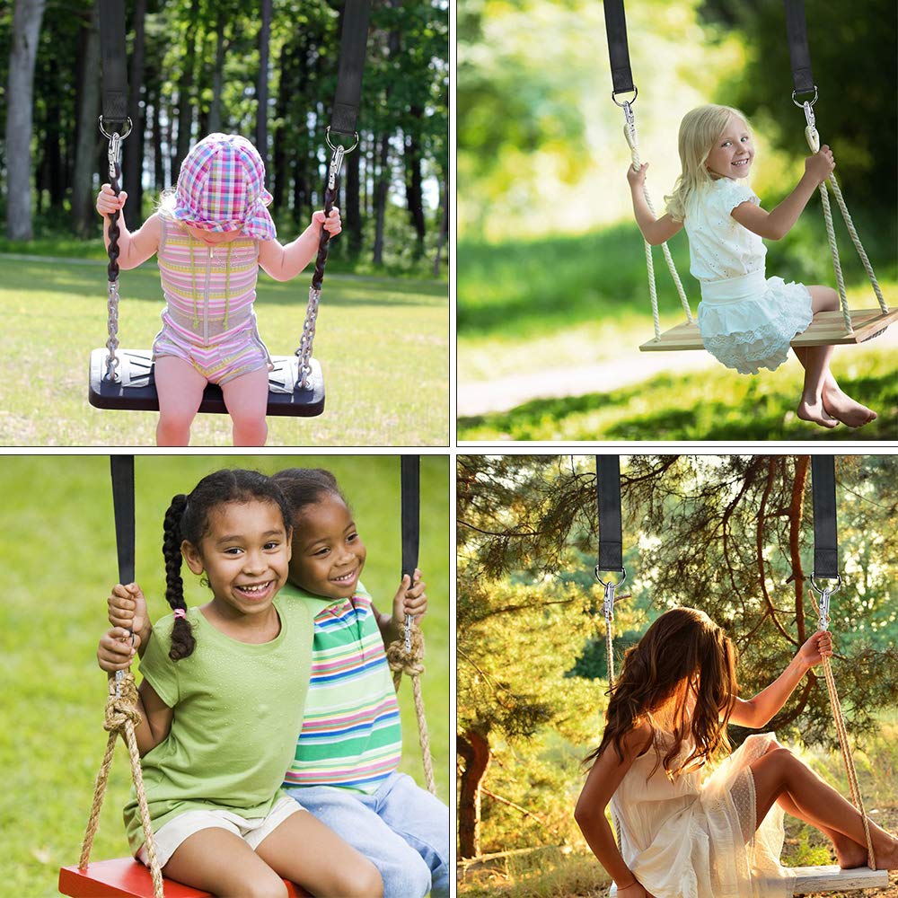 Swurfer Tree Hanging Straps 40" Double Layer Tree Swing Straps Safer ...
