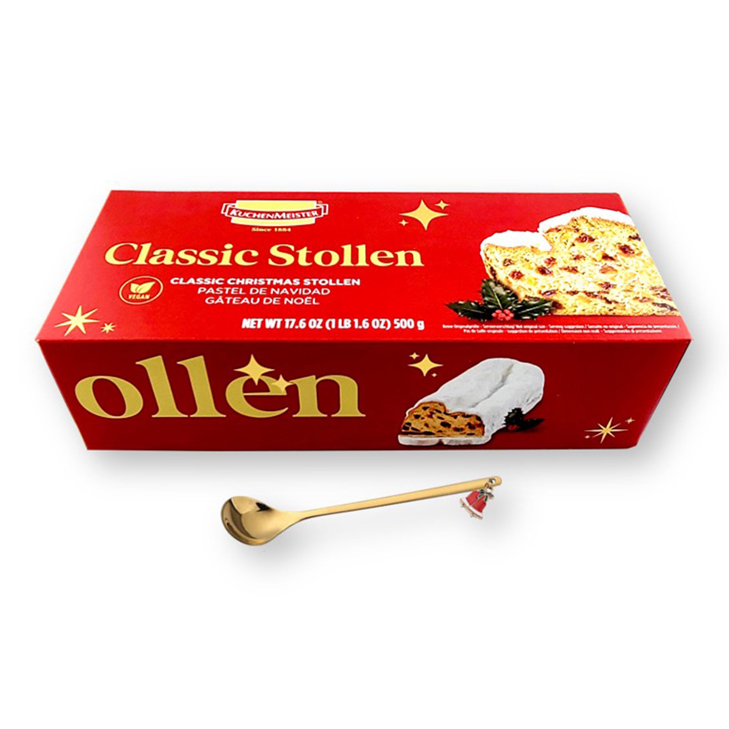 Amazon.com: Kuchenmeister Christmas Stollen Gift Box 17.6 Oz. (1 lb 1.6 ...