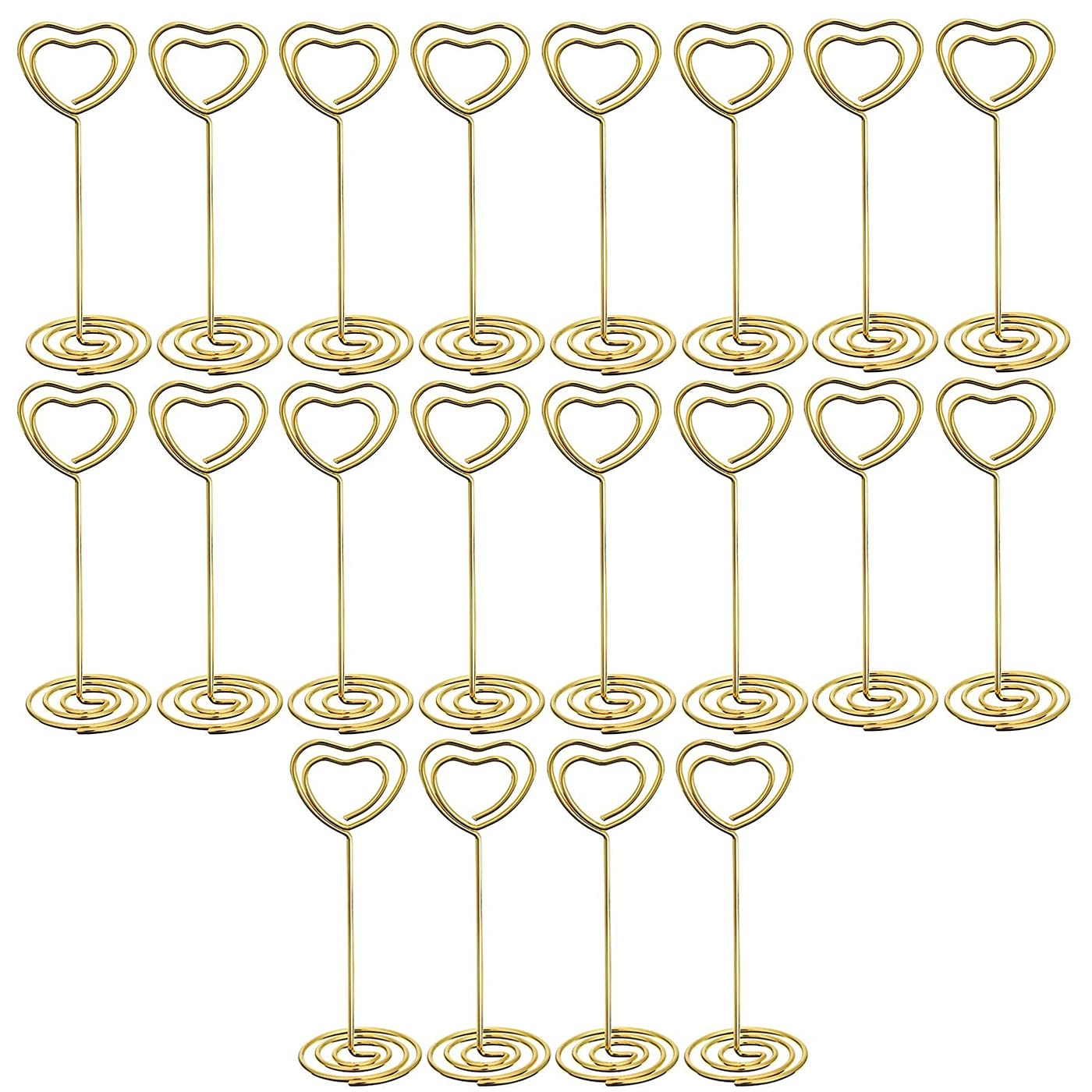 Snapklik.com : Table Number Holder 20 Pack 3.35 Wedding Table Name Card ...