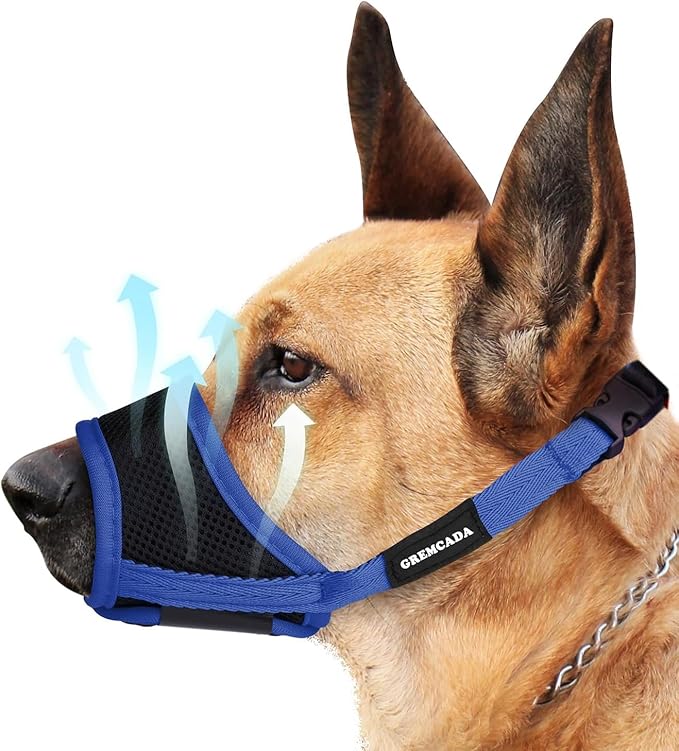Amazon.com : Dog Muzzle for Small Medium Large Dogs - Soft Nylon ...