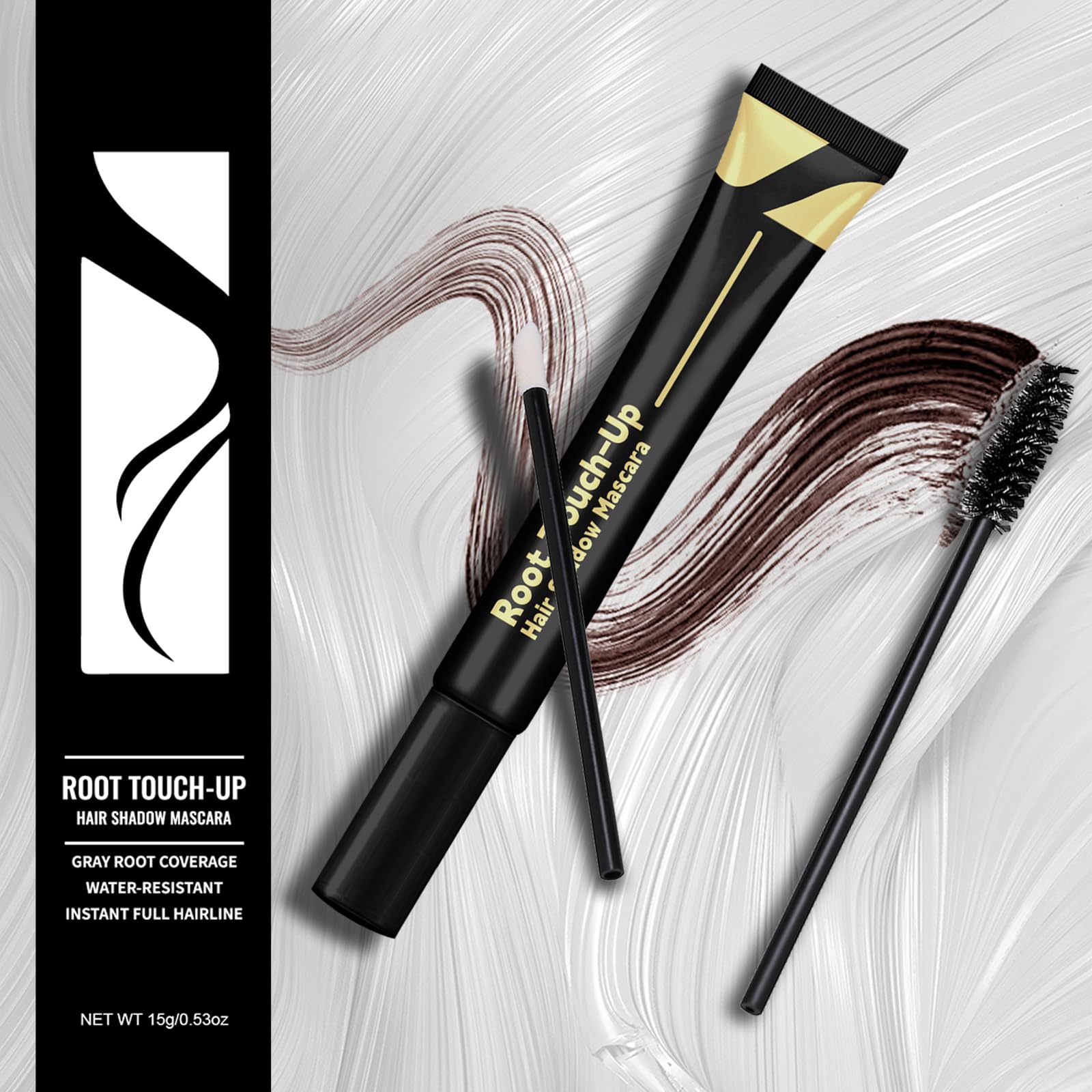 Amazon.com: HAIOLORPRO Root Touch Up Hair Color Dark Brown, Root Cover ...