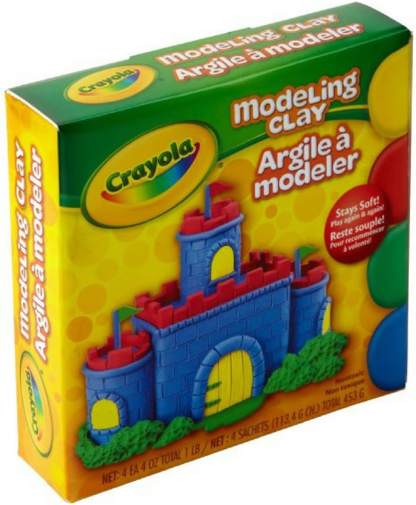 Amazon.com: Crayola Modeling Clay 16 oz ( Pack of 2) : Toys & Games
