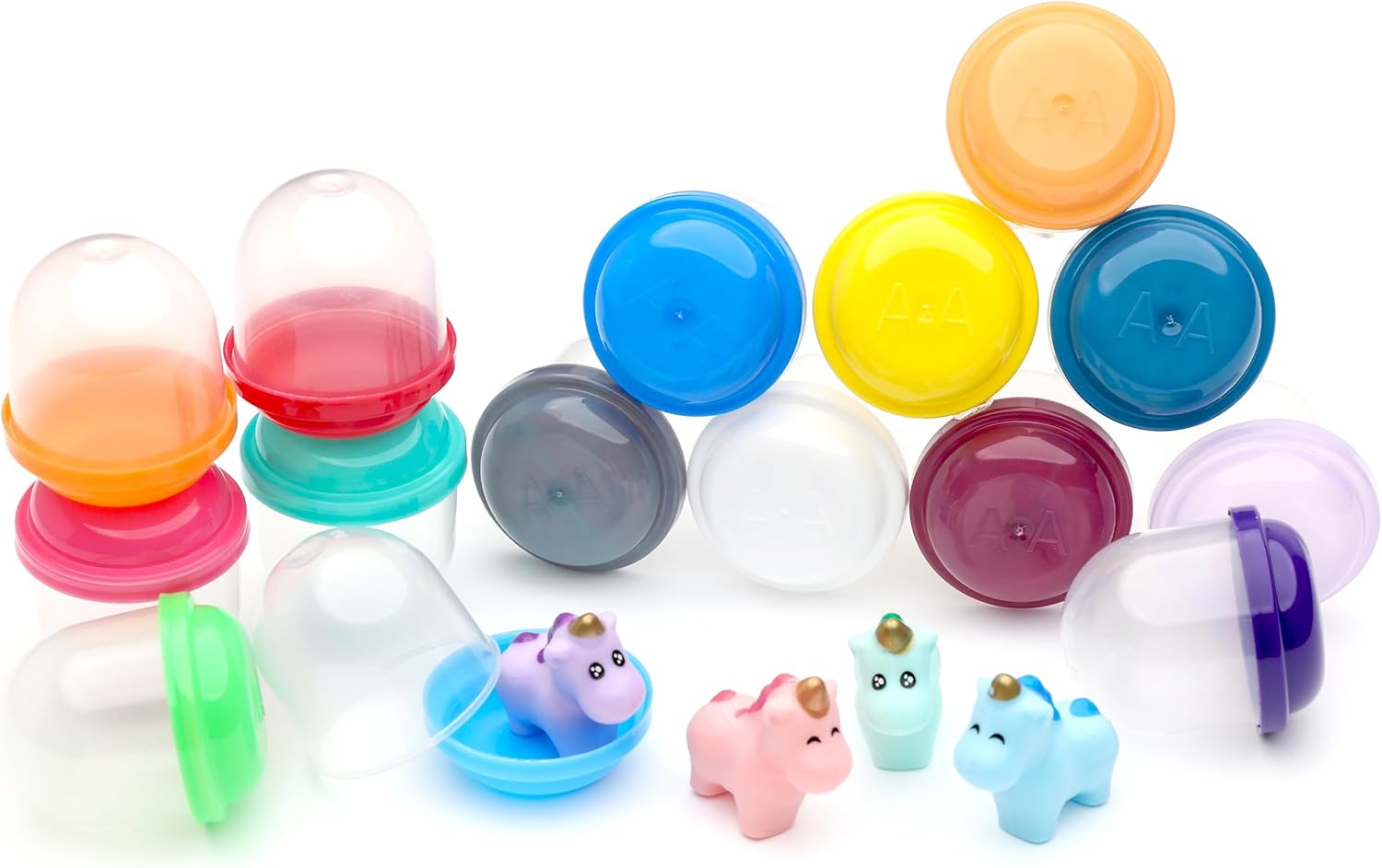 Amazon.com: Entervending Unicorn Mini Toys in Capsules - 50 Pcs of 1.1 ...