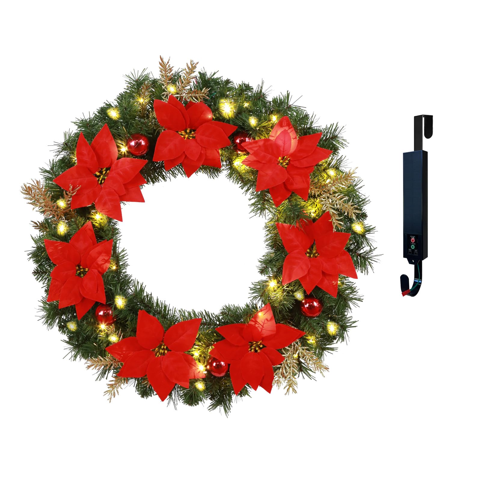 Solar Outdoor Wreaths For Windows