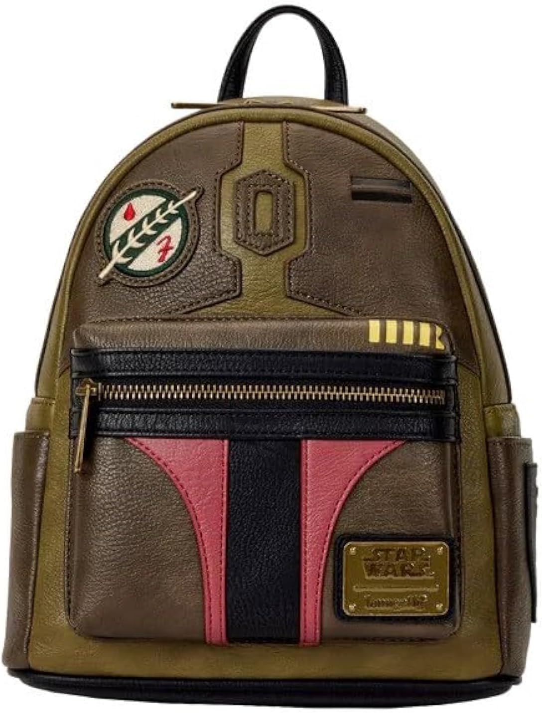 Loungefly Backpacks Star Wars Boba Fett Mini Backpack Red : Amazon.co ...