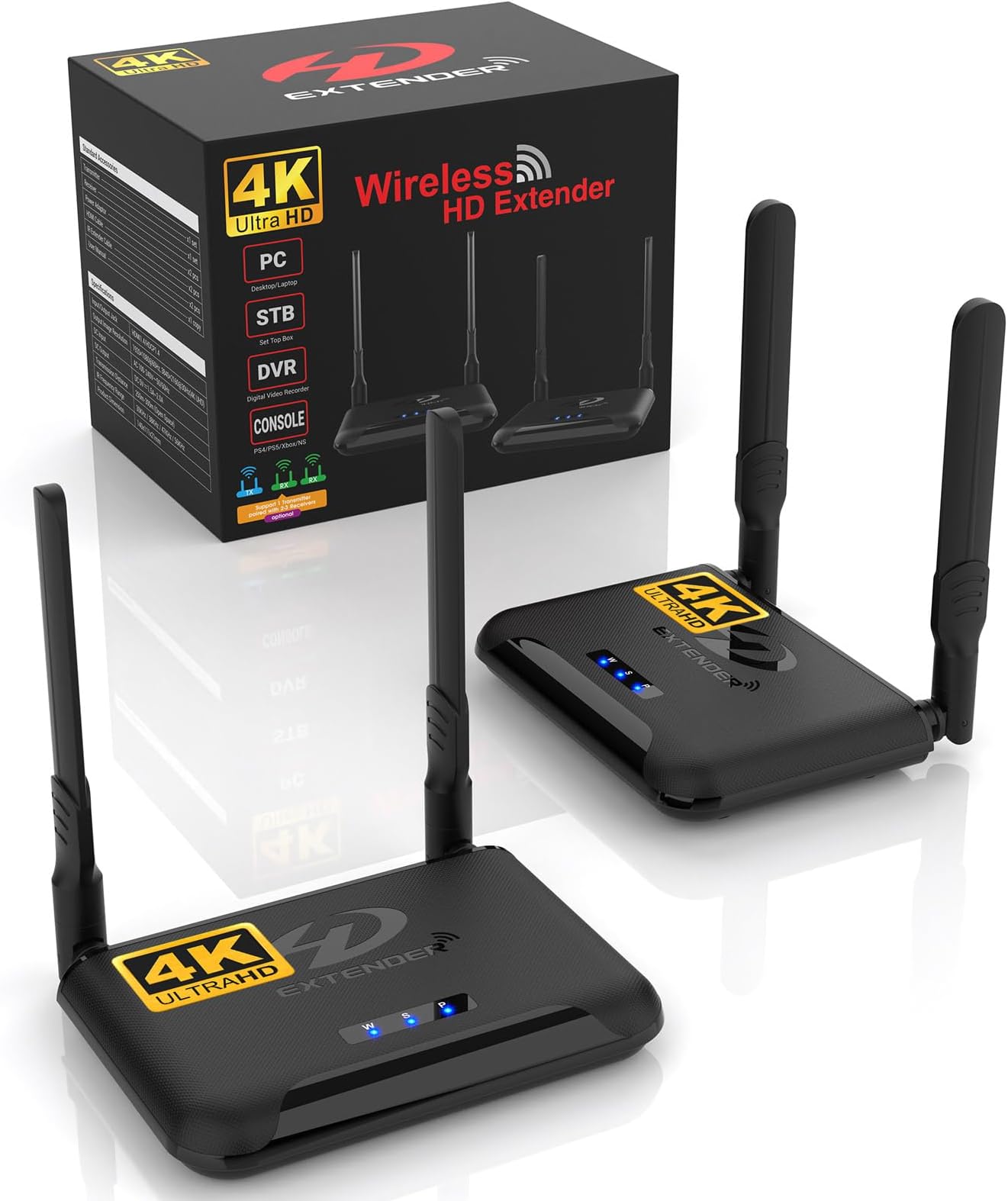 DIGITUS DS-55318 Wireless HDMI Extender – Full HD 1080p 60 Hz – 50 m ...