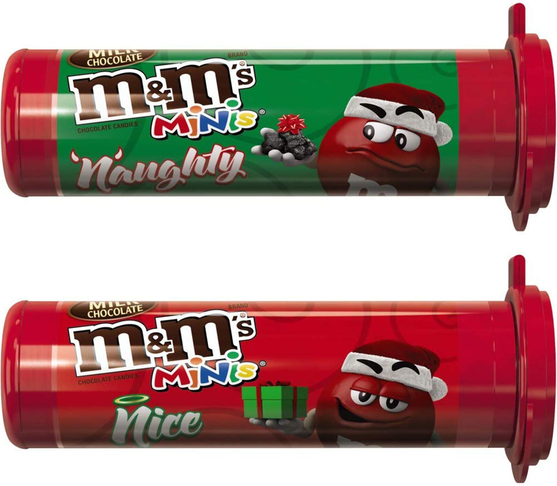 Amazon.com: M&M'S Milk Chocolate MINIS Size Candy 1.77-Ounce Tube 24 ...