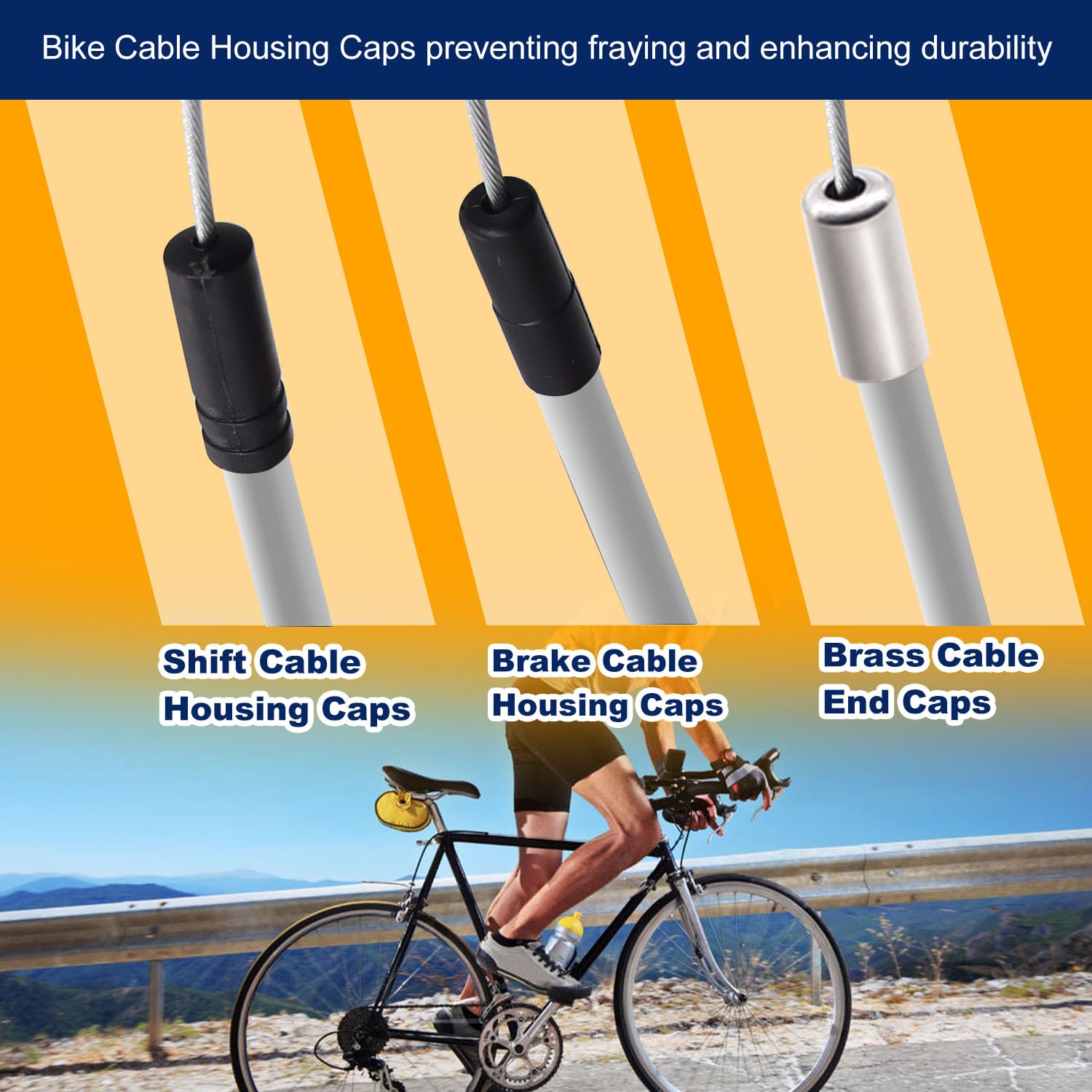 Snapklik.com : Weideer Universal Bicycle Brake Cable And Shift Cable ...