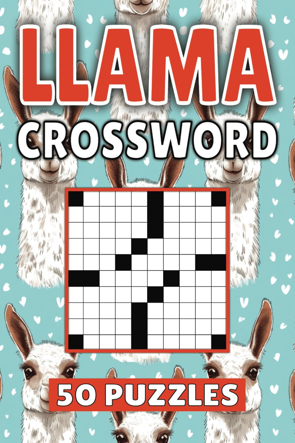 Llama Crossword: 50 Alpaca Puzzles For Kids, Adults and Seniors Easy ...