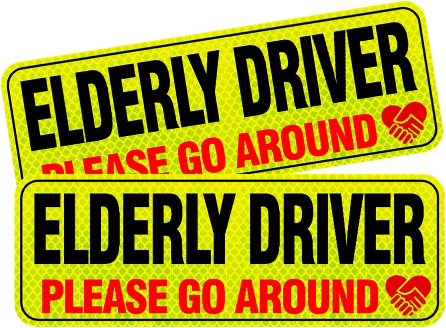 Amazon.com: Elderly Driver Signs - Reflective Magnet for Car, Please Be ...