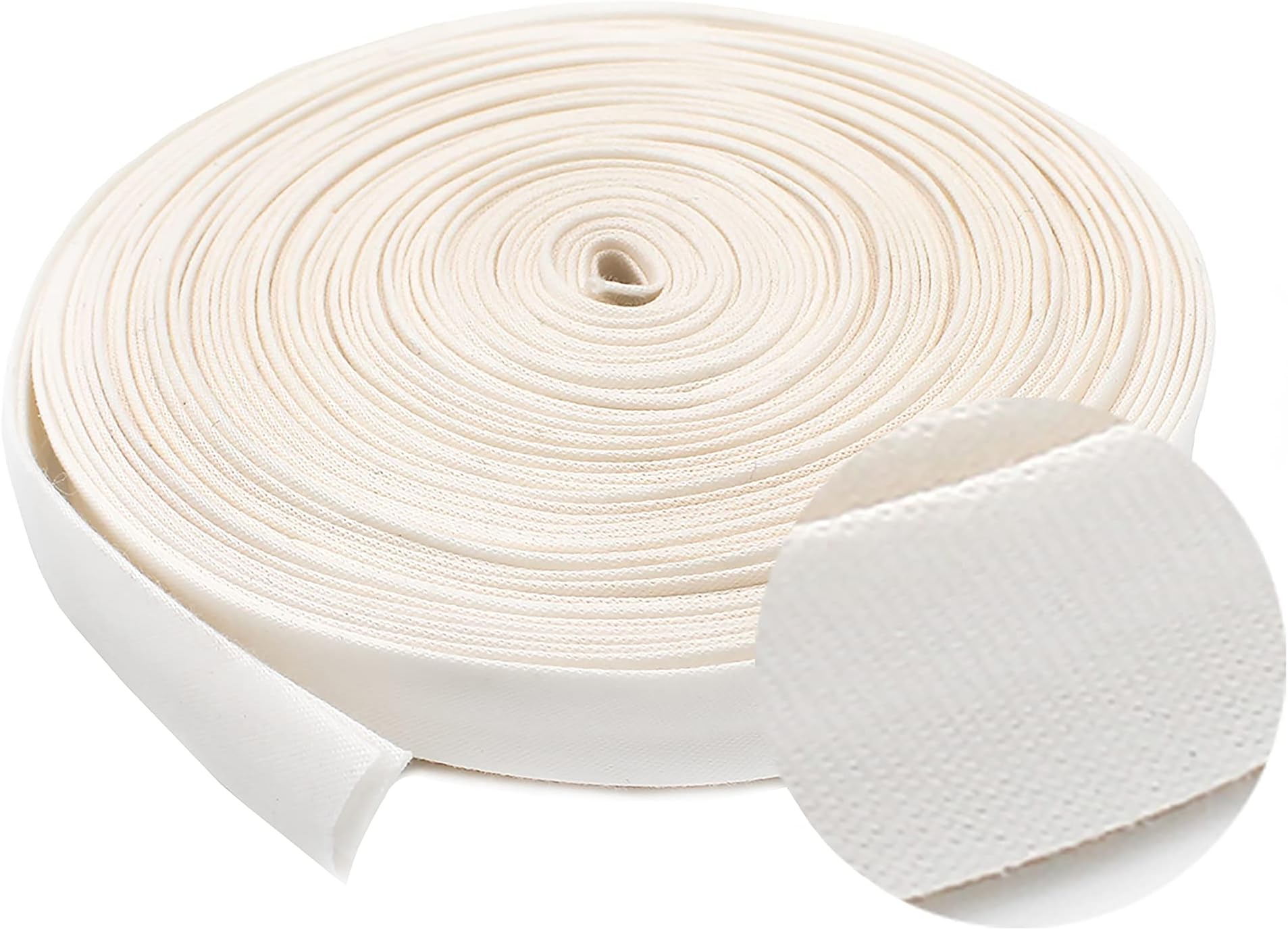 Amazon.com: Bias Tape ~ 1/2" Wide Double-fold Bias Tape ~ OFF WHITE ...