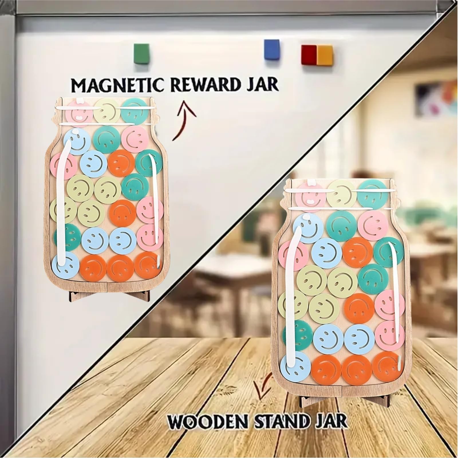 Smiley Face Reward Behavior Jar,Reward Jar and Tokens Smiley Potty ...