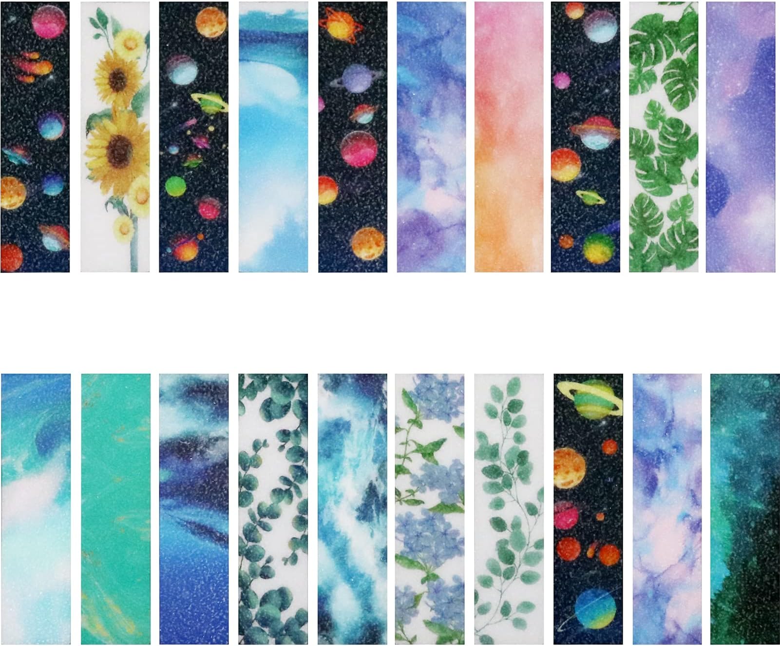 20 Pieces Anxiety Sensory Stickers, Calm Strips Textured Strips Toys ...