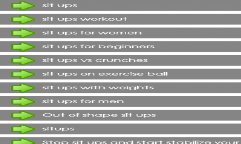 Sit Ups guide - App on Amazon Appstore