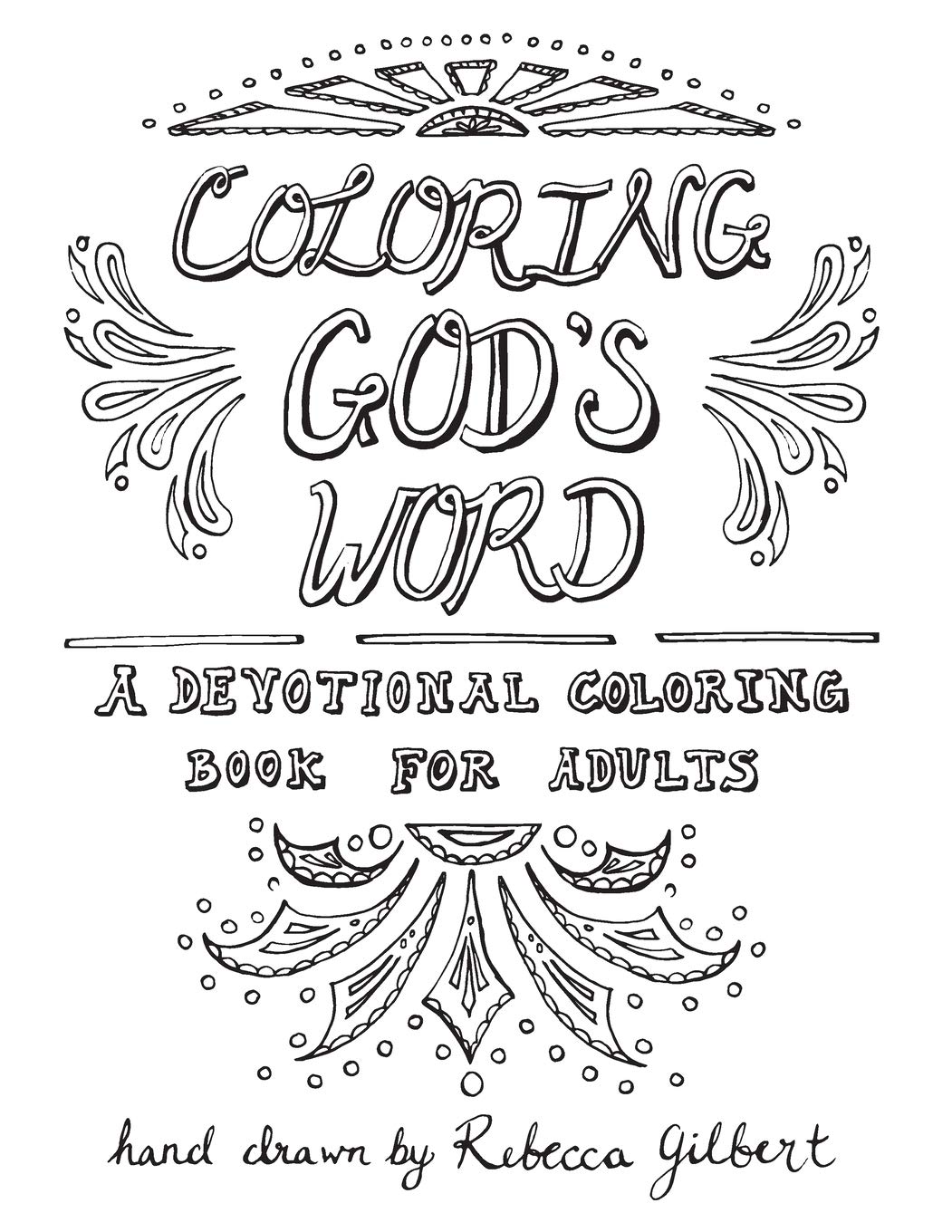 Amazon.com: Coloring God's Word: A Devotional Coloring Book for Adults ...