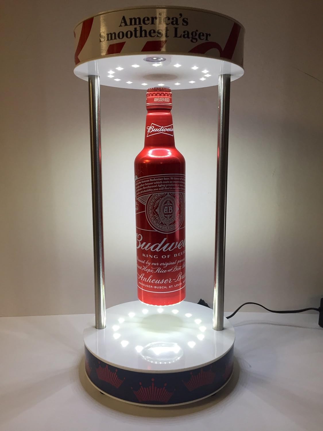 Amazon.com: Budweiser Floating Bottle Display with USB Charger : Home ...