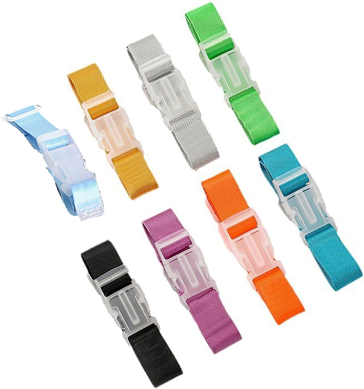 Amazon.com | Luggage Backpack Straps, 8 Pcs Random Color 1 Inch x 12 ...