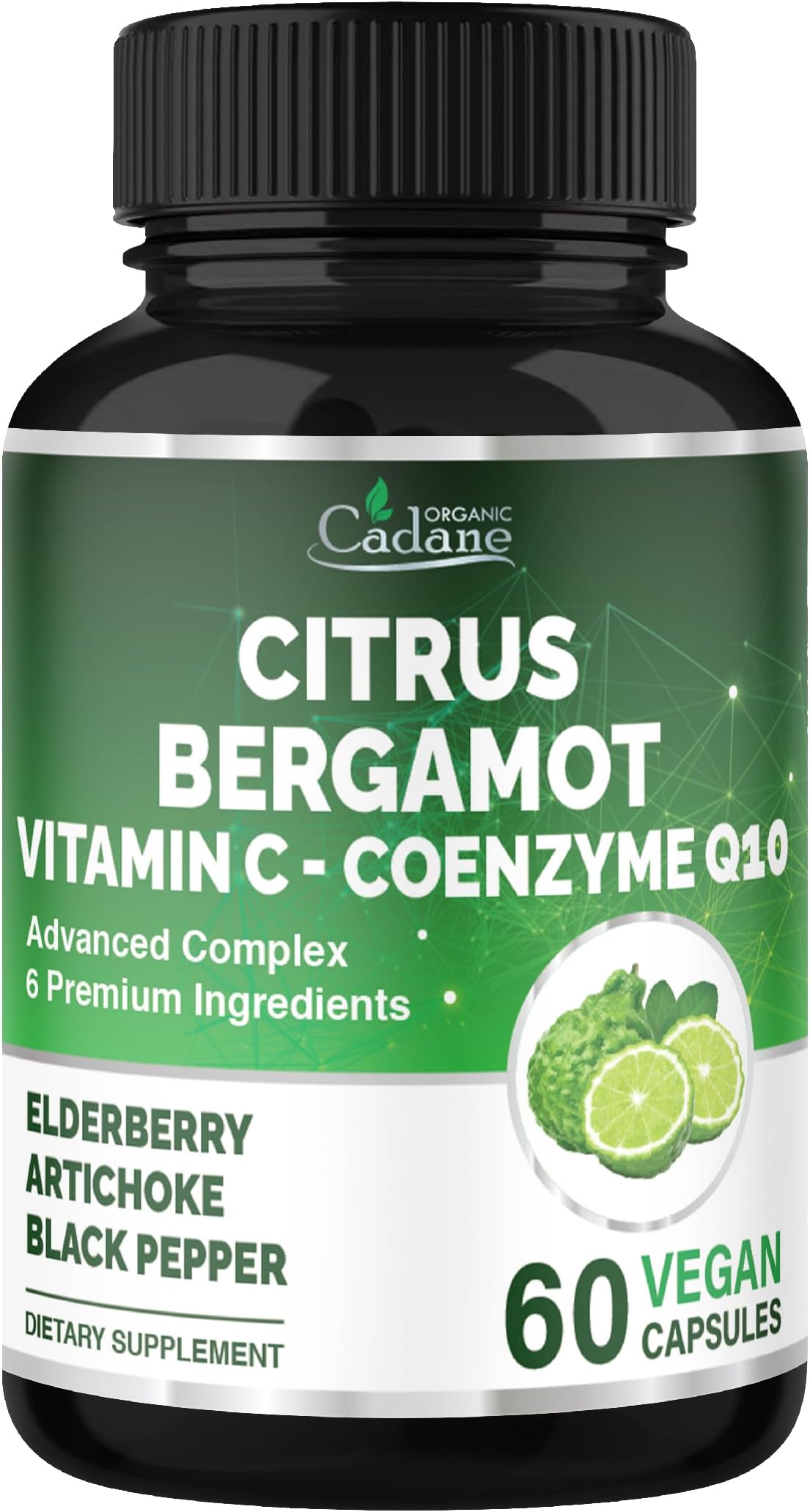 Amazon.com: Organic Cadane Citrus Bergamot Supplement with Vitamin C ...