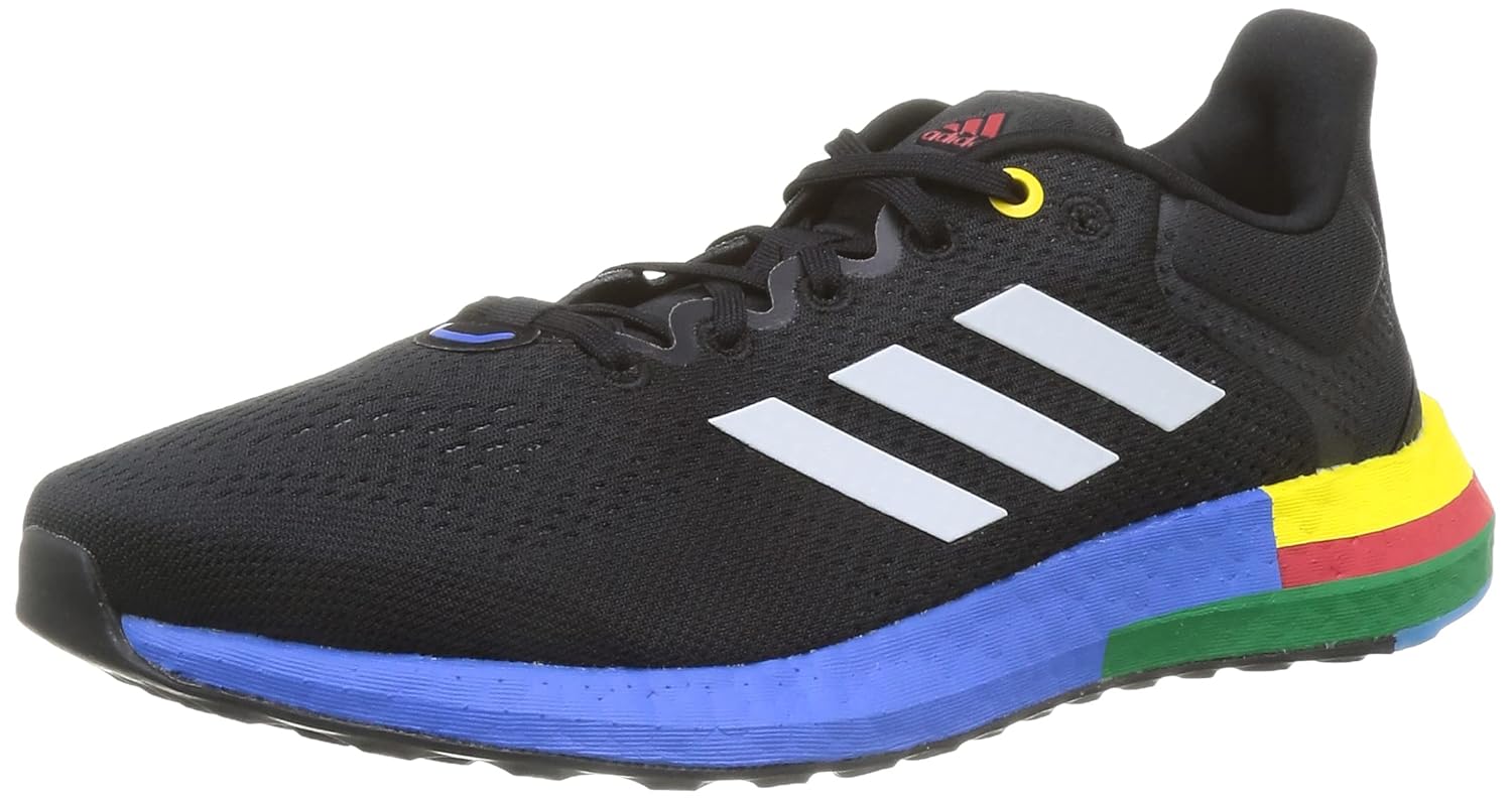 Buy Adidas Men's Textile Pureboost 21 Cblack/Ftwwht/Red Running Shoes ...