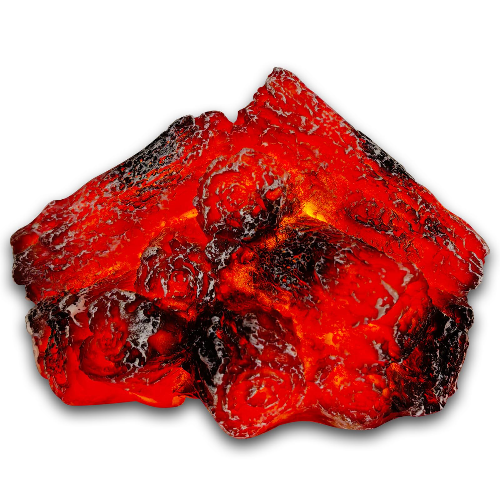 Bestview LED Simulation Charcoal Flame Lamp Fake Campfire Night Light ...