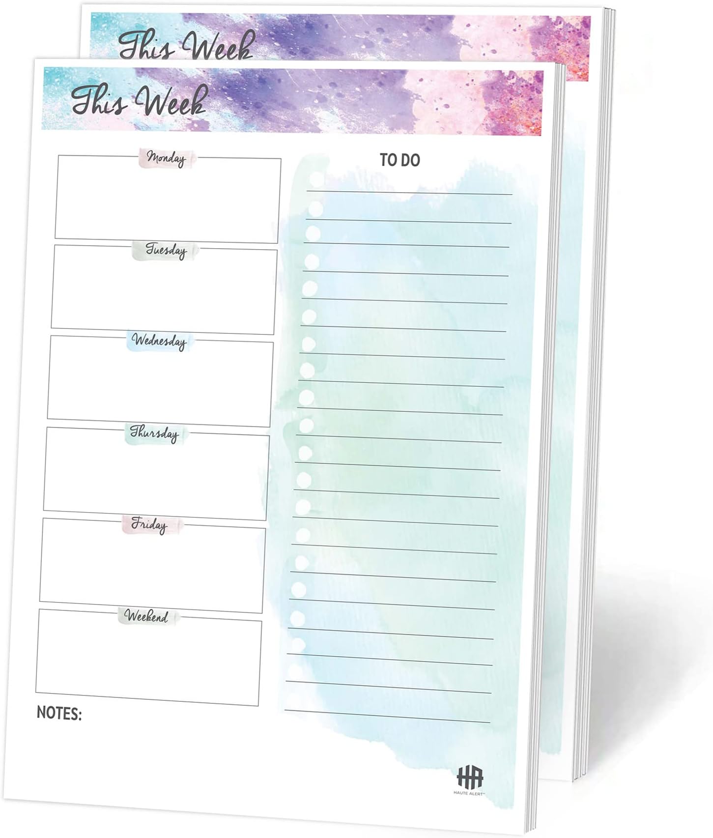 Amazon.com : Weekly To Do List Notepad with 52 Undated Sheets（8.5"×11 ...