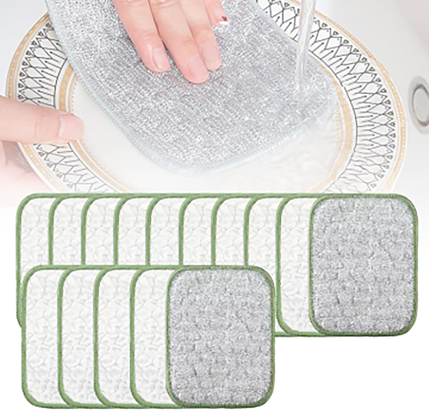 Amazon.com: Double-Side Scratch-Free Wire Dishcloth, Multipurpose Wire ...
