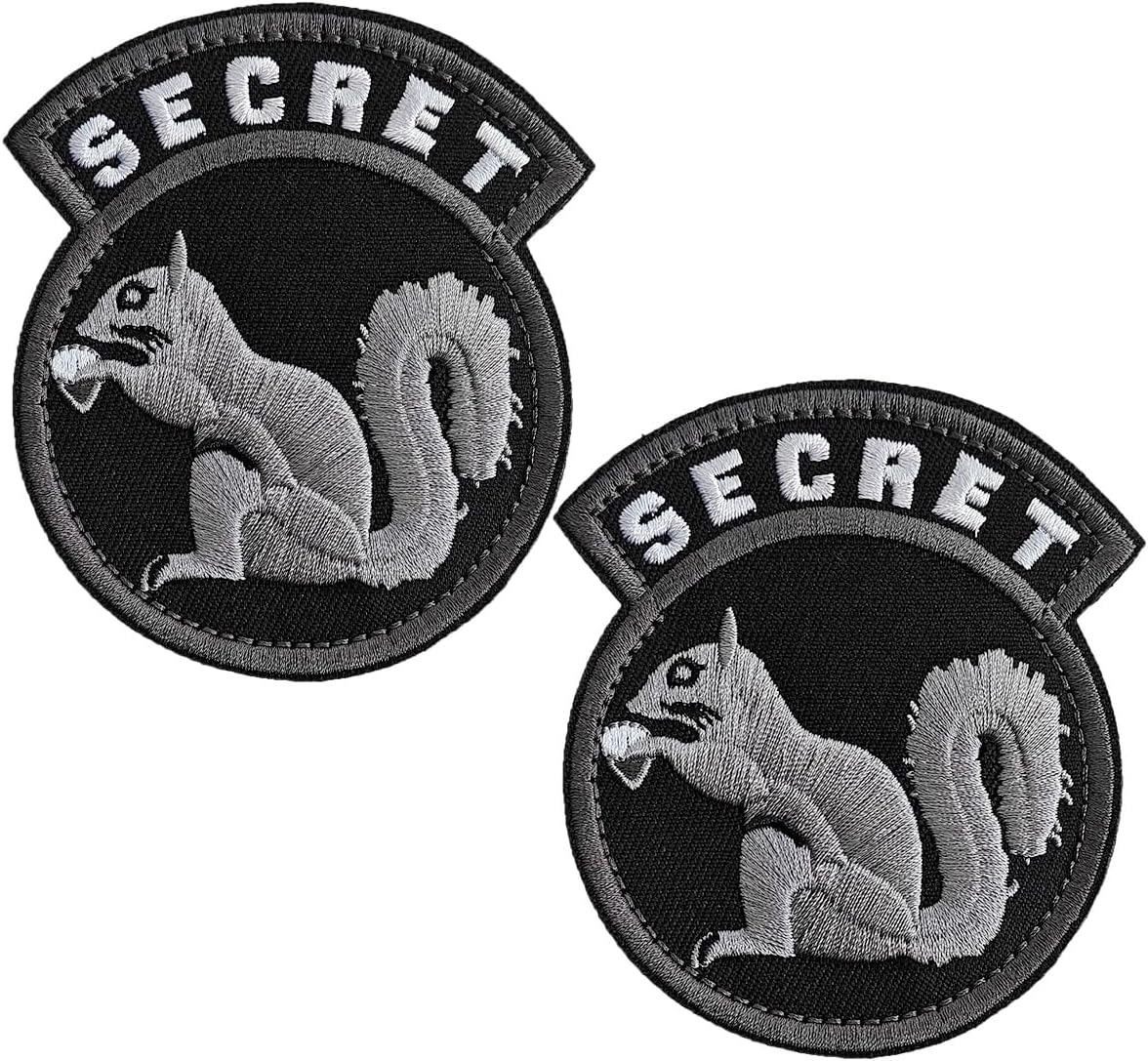 Amazon.com: ELEFOCUS Secret Squirrel Patch, Hook and Loop for Uniform Jacket Jacket Jeans Hat ...