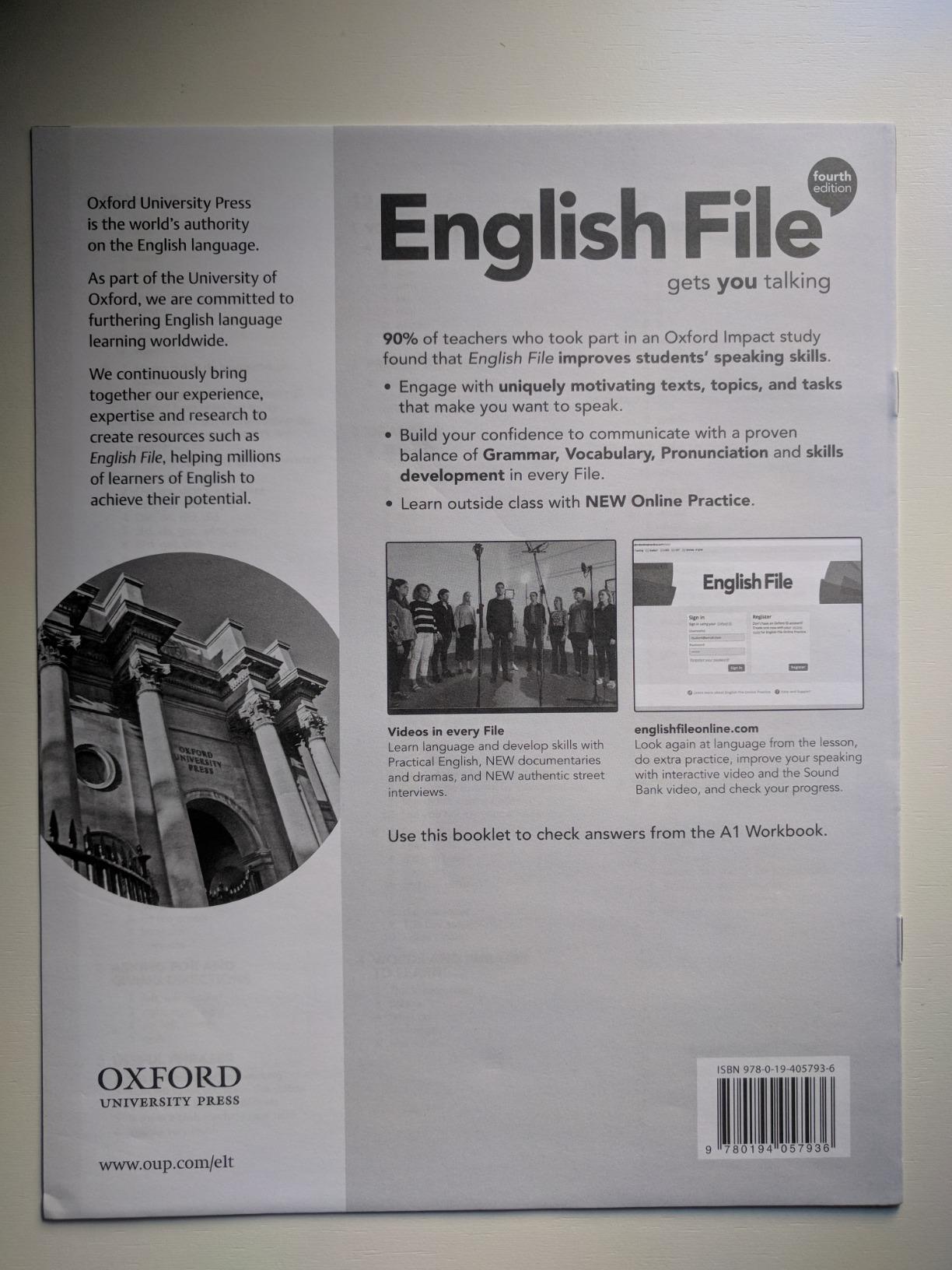 English File 4th Edition A1. Student's Book and Workbook with Key Pack ...
