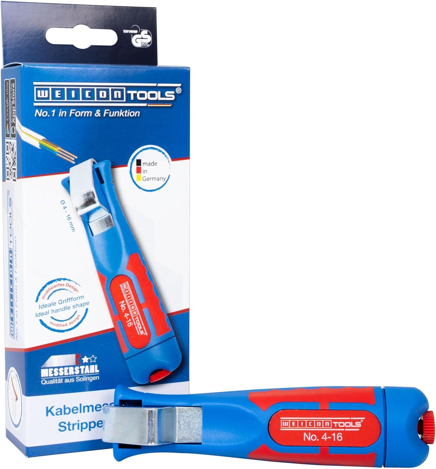 WEICON No.4-16 - Cable Knife/Multi Stripping Knife/Universal Stripping ...