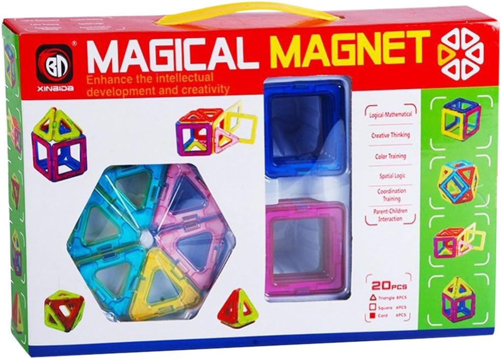 Amazon.com: Magical Magnet Building Learning Toy Set for Kids : Toys ...