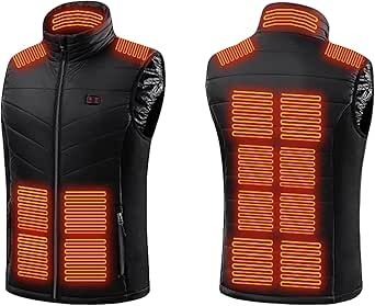 Unisex Heated Vest Warm USB Electric Lightweight Jacket for Men Women Heated Clothing for ...