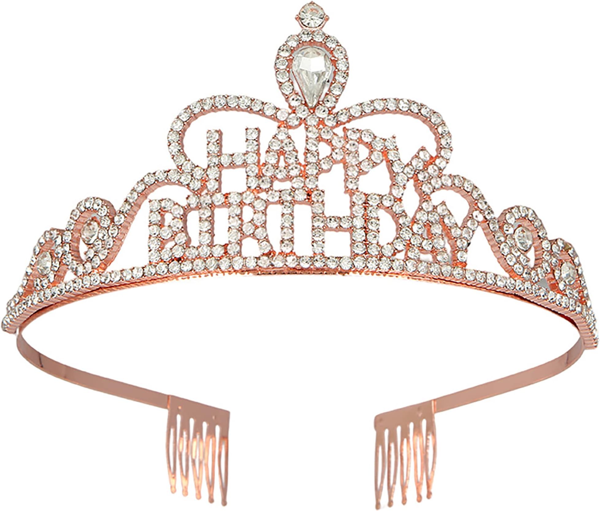 Amazon.com: Forum Novelties 67424 Glitter Tiara Birthday Girl Toy, One ...